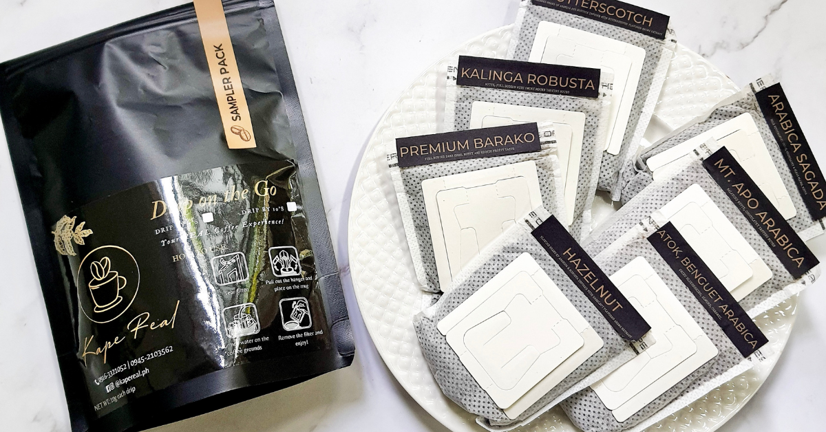 Kape Real Drip on the Go Coffee Sampler Review: Your Real Coffee ...