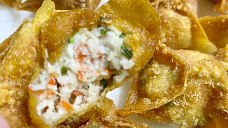 Kani (Imitation Crab Stick) and Cream Cheese Rangoons Recipe – Mark x Abi