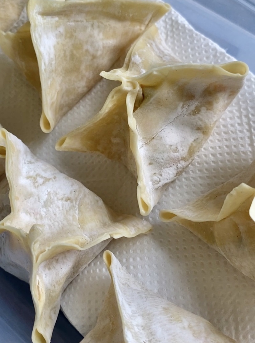 Kani (Imitation Crab Stick) and Cream Cheese Rangoons Recipe – Mark x Abi